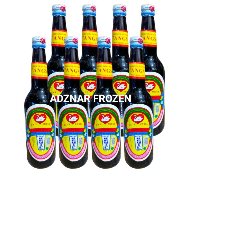 Jual kecap manis cap hati angsa 600ml botol kaca | Shopee Indonesia