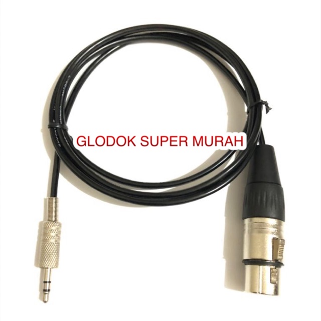 Jual KABEL MIK CANARE JAPAN STANDAR JEK MINI STEREO 3.5mm TO XLR ATAU ...