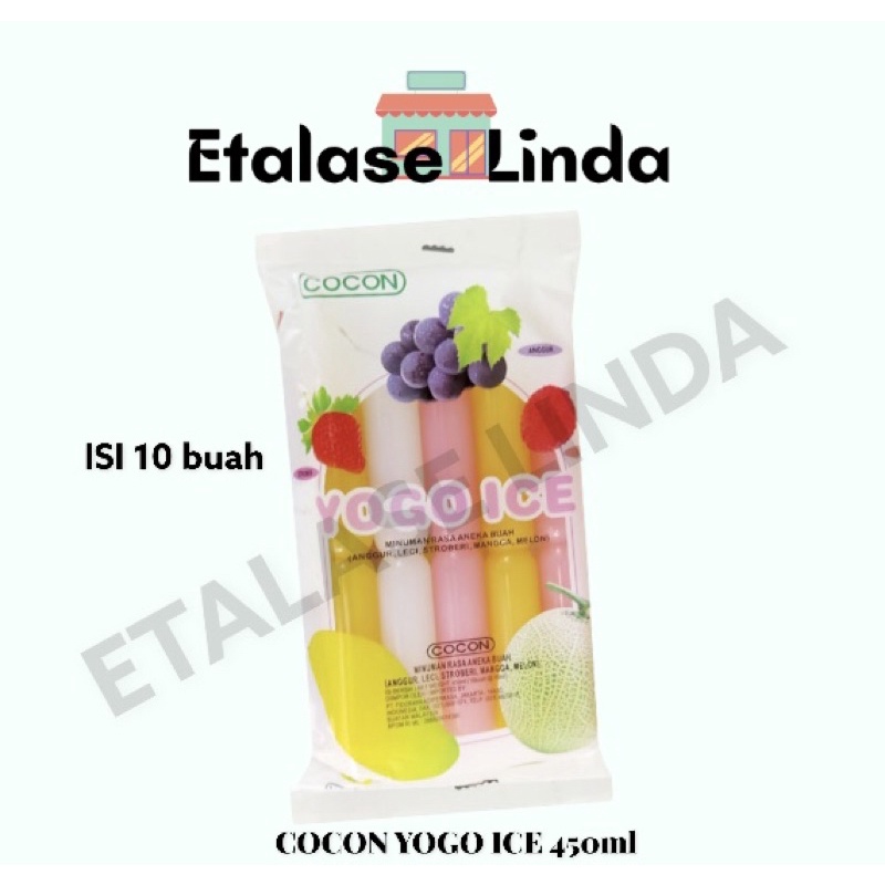 Jual COCON Yogo Ice 450ml / Ice Bon Bon / Es Buah | Shopee Indonesia