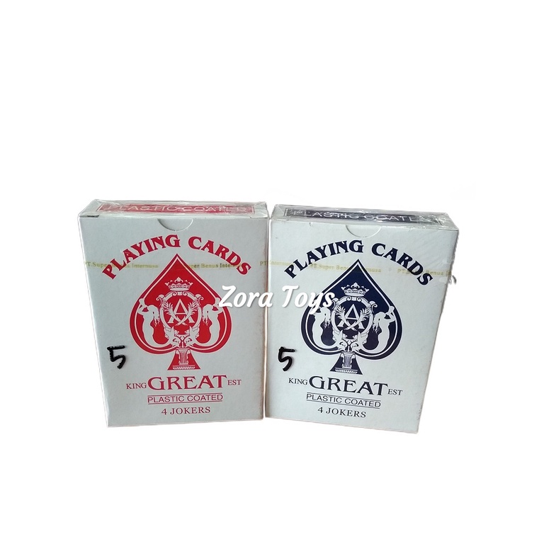 Jual Kartu Remi Playing Cards King Great | Shopee Indonesia