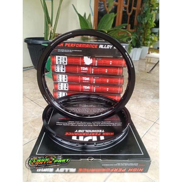 Jual velg TDR black ring 17 ukuran 140, 160,185 veleg tdr | Shopee ...