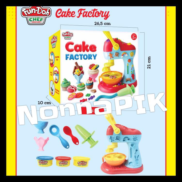 Jual Fundoh Cake Factory /Play Doh Murah/Playdoh Murah/ Fun Doh Ice ...