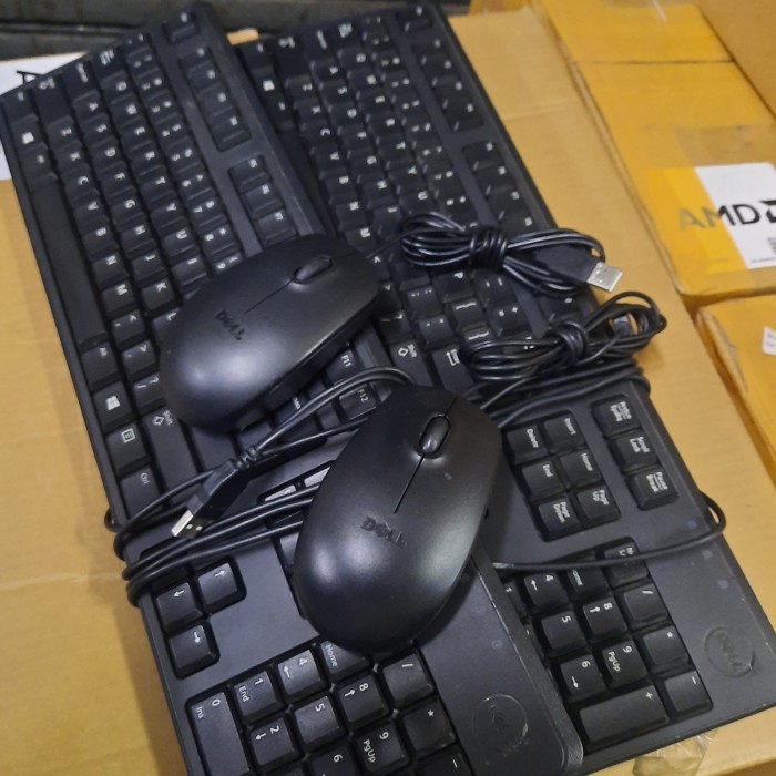 Jual paket KEYBOARD MOUSE BUILD UP SECOND IMPORT ORIGINAL DELL ...