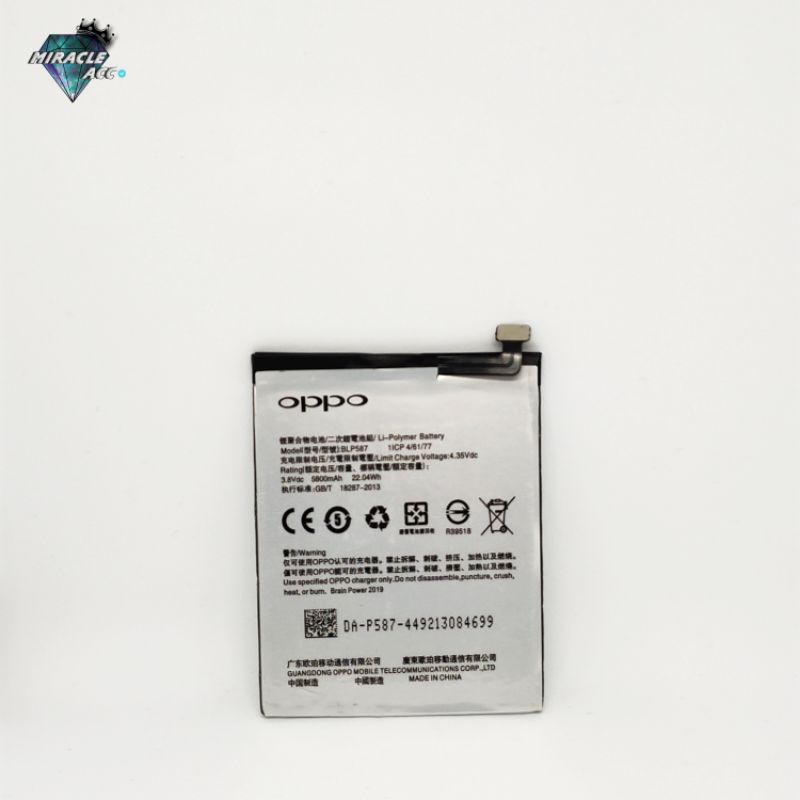 Jual Baterai Oppo BLP587 / R1C / R1X / R8200 / R8205 battery baterai hp ...