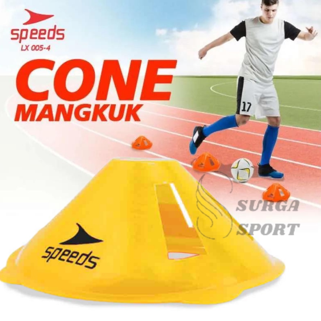 Jual SPEEDS LX 005-4 KUNING Yellow Cone Mangkok Mangkuk Marker Penanda ...