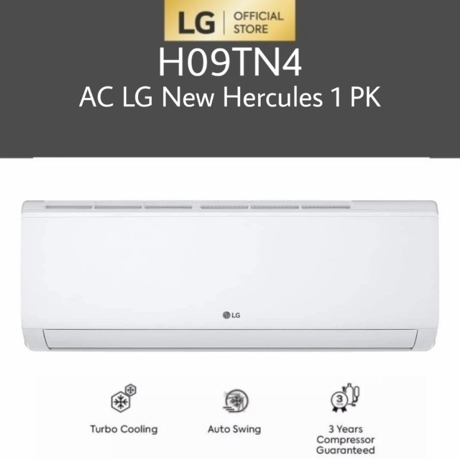 Jual LG H09TN4 AC LG New Hercules 1 PK R32 Unit Only (Indoor+Outdoor ...
