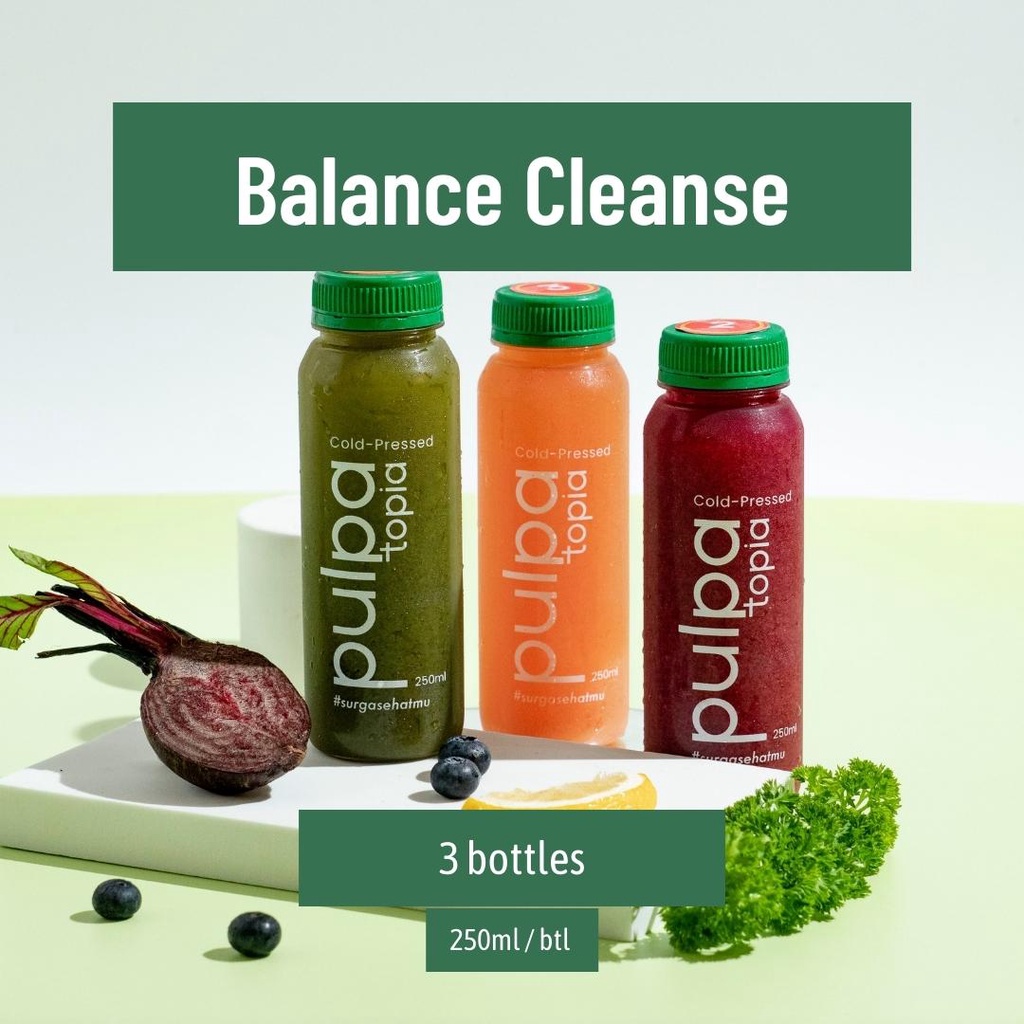 Jual PAKET DETOX Cold Pressed Juice Balance Cleanse - Juice Cleanse ...