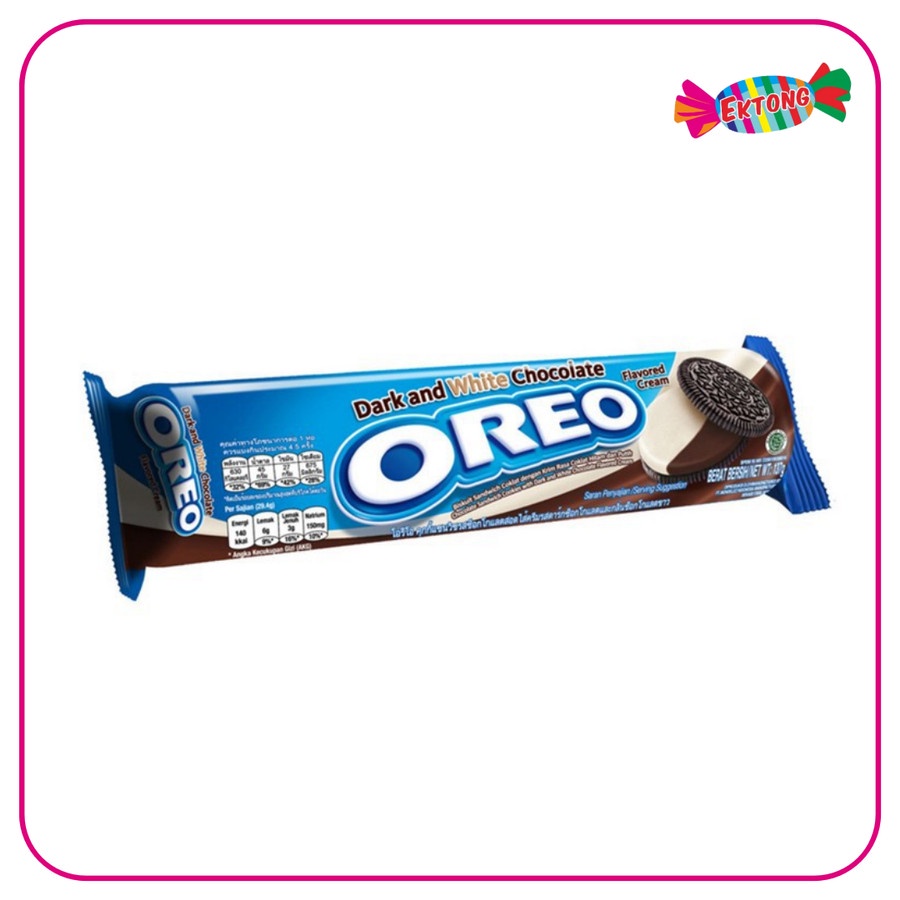 Jual OREO DARK AND WHITE CHOCOLATE 133 GR | Shopee Indonesia