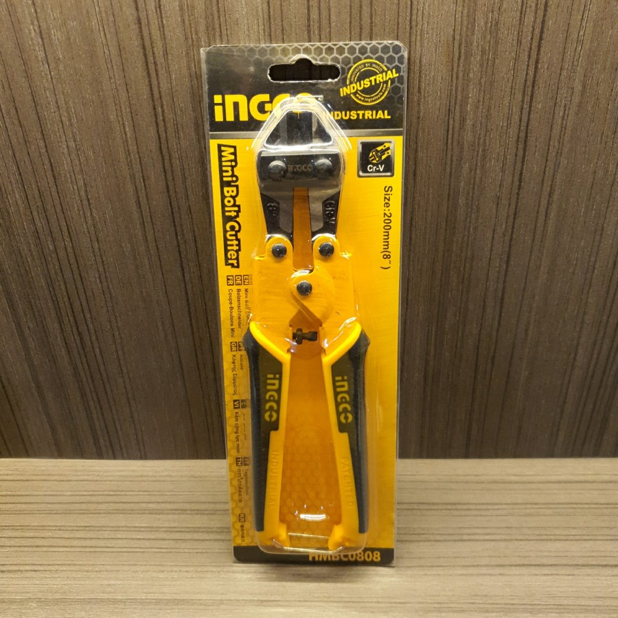 Jual Ingco Mini Bolt Cutter Tang Gunting Potong Kawat Besi Beton 8" 200 ...