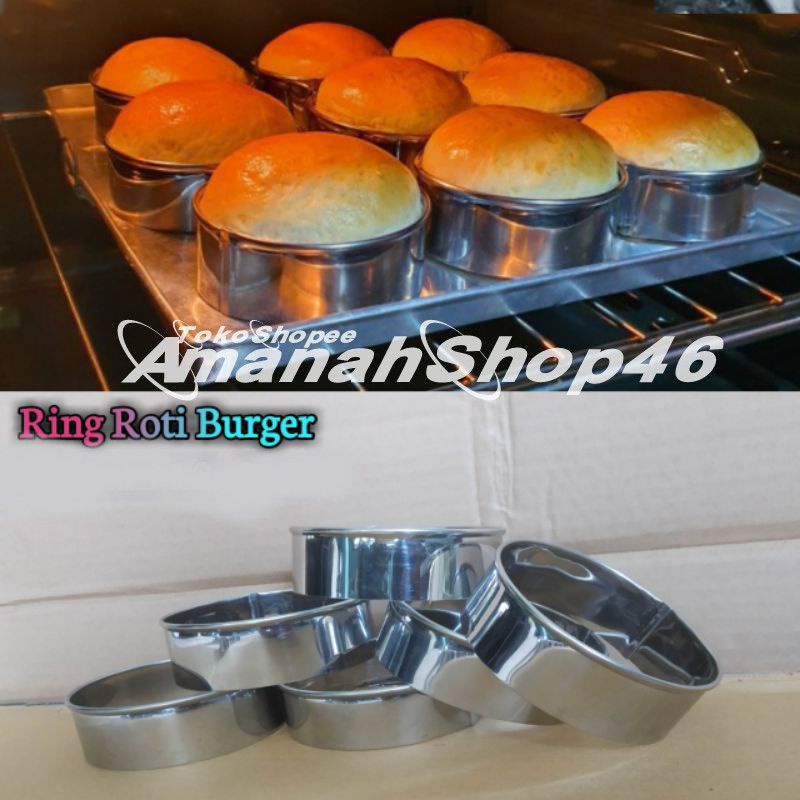 Jual 12 Pcs Ring Roti Cromboloni Bulat Ring Burger Promo Termurah Ring ...