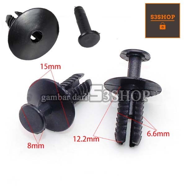 Jual Klip Cengkih Cengkeh Universal Door Trim Button Panel BMW E46 E36 ...