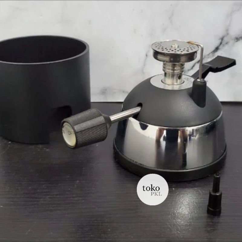 Jual mini gas burner hitam (kompor syphon atau moka pot) | Shopee Indonesia