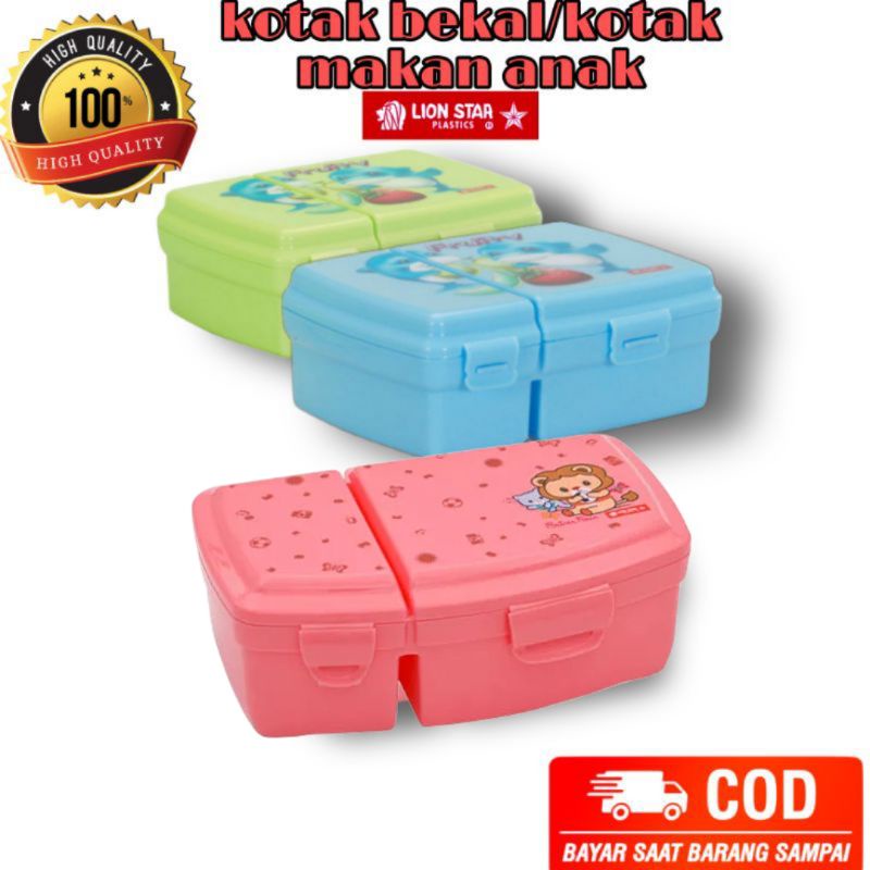 Jual Kotak makan anak /kotak bekal /tepak makan lunch box tempat ...