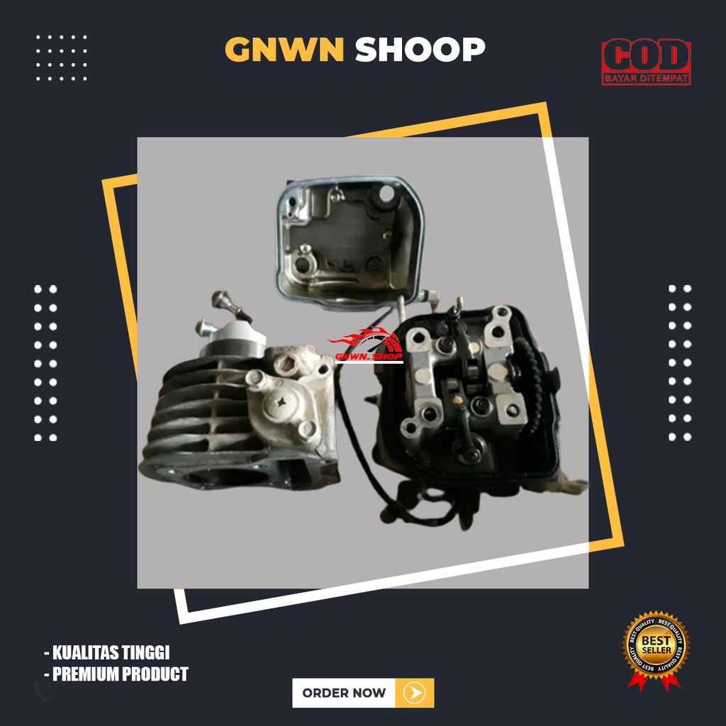 Jual Bisa Cod Paket Bureng Blok Seher Lengkap Silinder Head Honda Beat ...