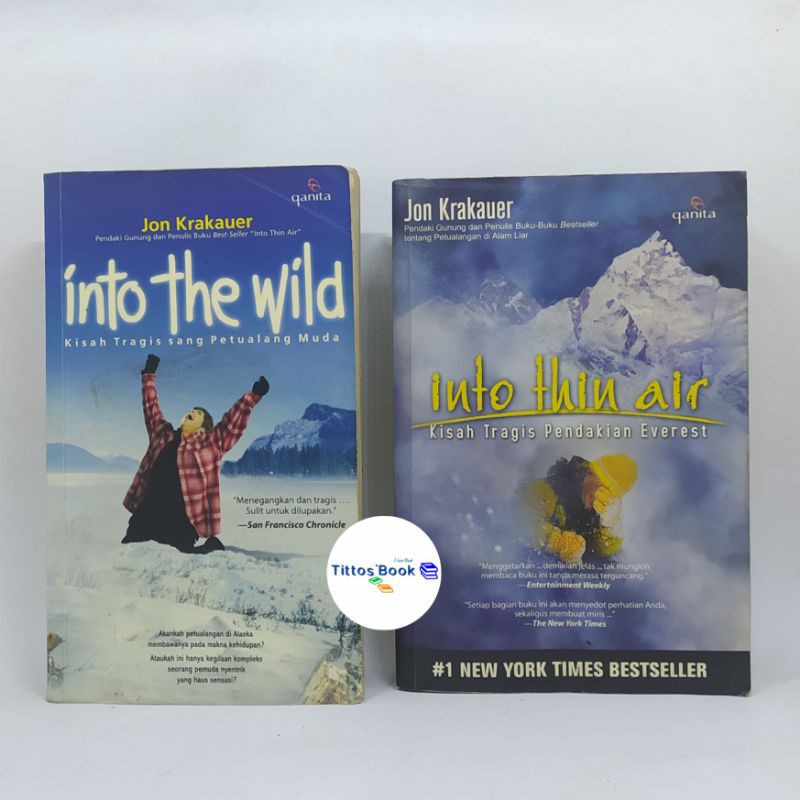 Jual NOVEL INTO THE WILD INTO THIN AIR - JON KRAKAUER | Shopee Indonesia