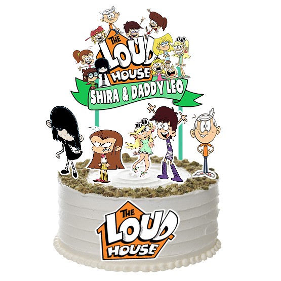 Jual The Loud House Topper Cake Birthday / Hiasan Kue Ulang Tahun ...