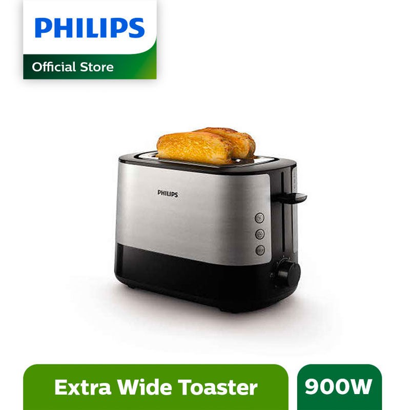 Jual PHILIPS Pop Up Toaster Extra Wide 2 slots HD2637/90 - HD2637 HD ...
