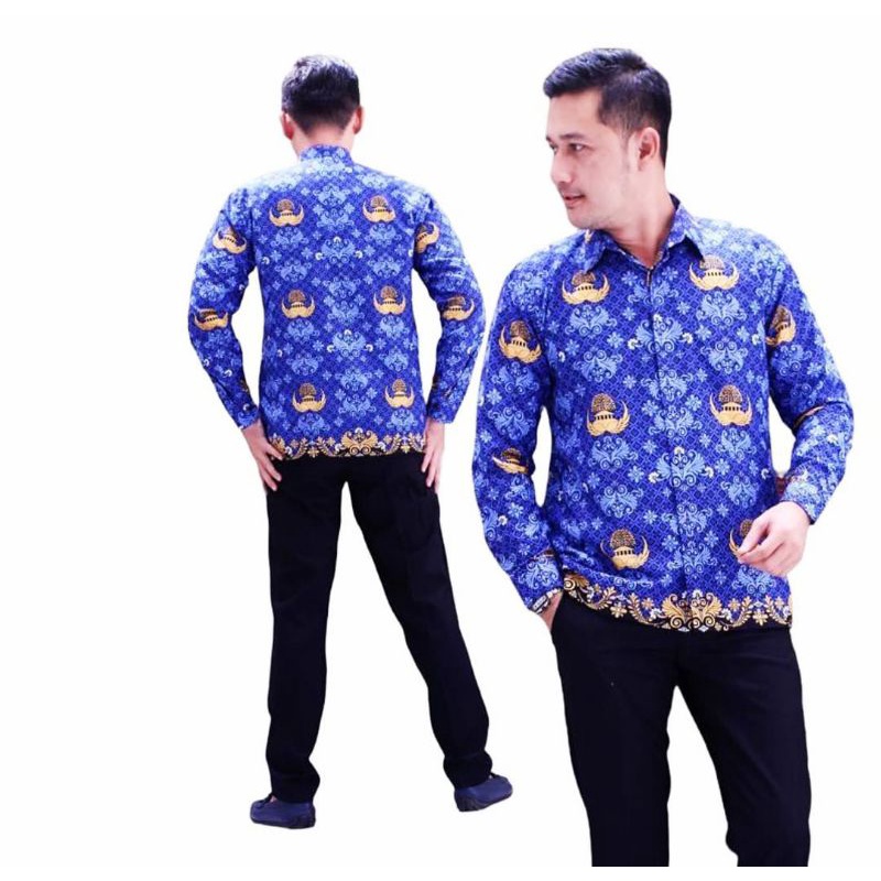 Jual BATIK KORPRI PRIA TERBARU 2022||SERAGAM KORPRI PRIA TANPA LAPISAN DALAM(furing)||SERAGAM ...