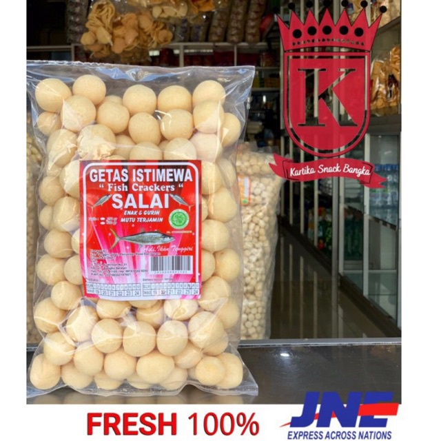 Jual Getas Ikan Toboali Khas Bangka Cap Salai 250gram | Shopee Indonesia