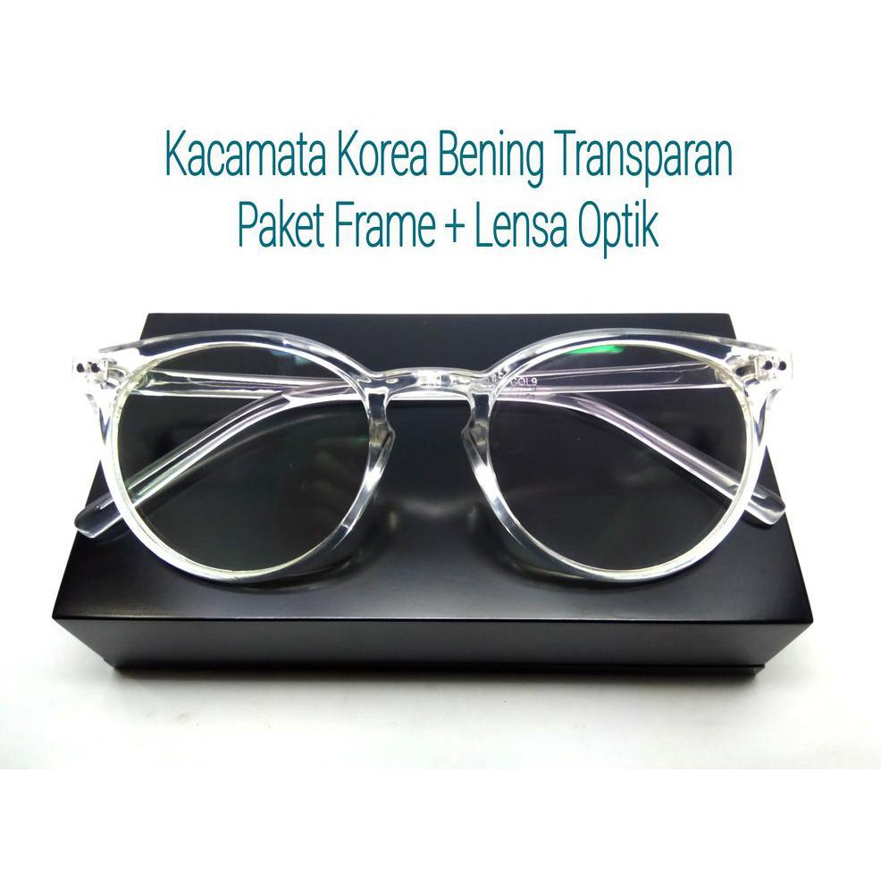 Jual F5 Diskon Besar Kacamata Transparan Frame Bening Kacamata Korea ...