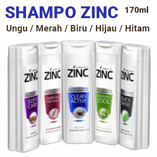 Jual Shampo Zinc botol sedang 170 ml Tersedia Varian sampo warna Biru ...