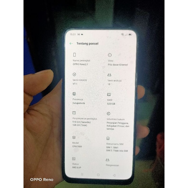 Jual LCD OPPO RENO 2F ORIGINAL AMOLED LCD OPPO RENO 2F SUPERAMOLED LCD ...
