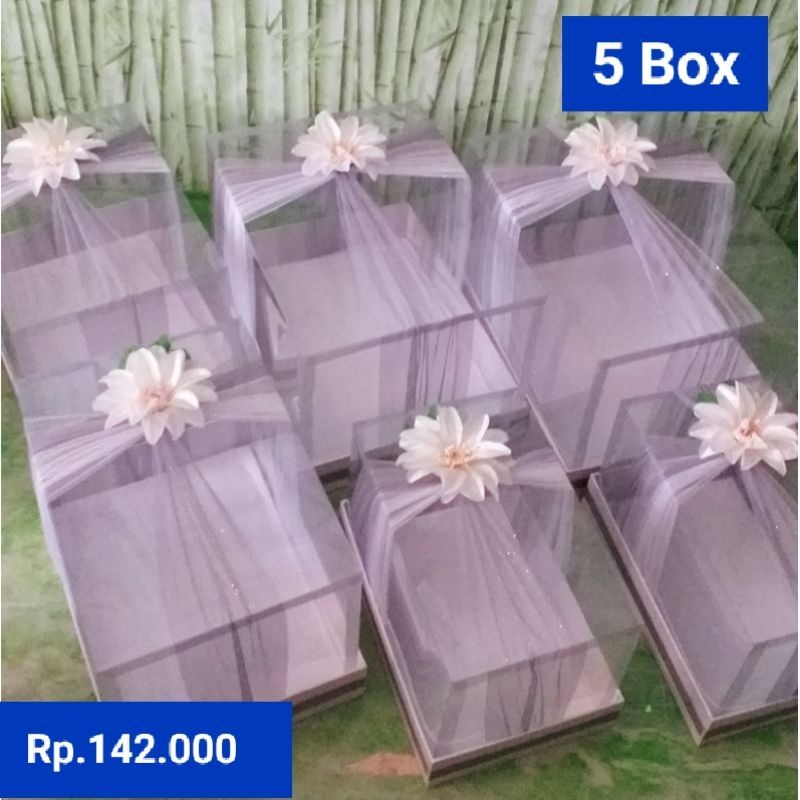 Jual kotak Seserahan / box Nikahan/kotak Hantaran isi 5/box seserahan ...