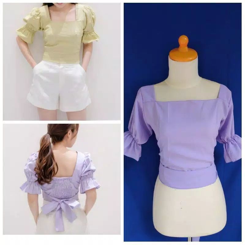 Jual PATRICIA TOP BAJU SABRINA BIG SIZE BAJU ATASAN WANITAKorean Style ...