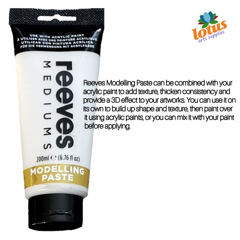 Jual Reeves Acrylic Modeling Paste 200ml | Shopee Indonesia