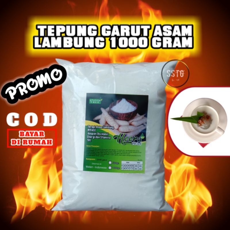 Jual Tepung Pati Garut 1 kg Irut Kirut Larut Erot Erut Larut Wirut ...