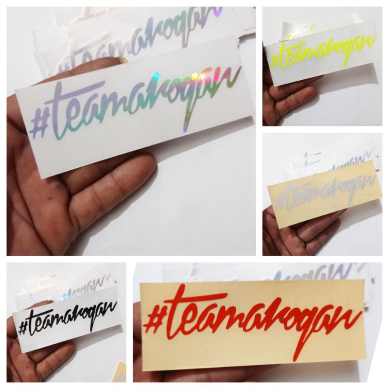 Jual STICKER STIKER TEAM AROGAN | Shopee Indonesia