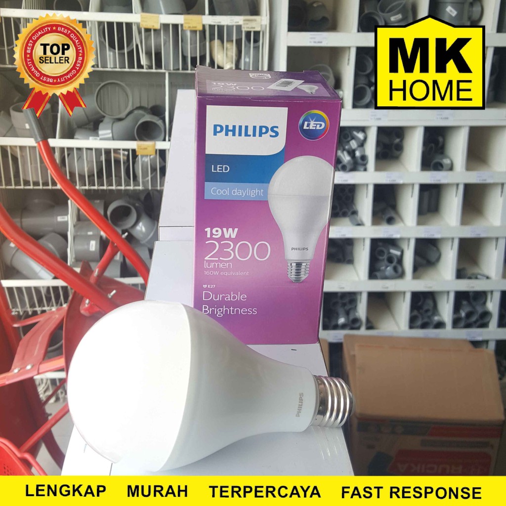 Jual Philips LED Bulb 19 Watt - Lampu Philips LED 19 W - Putih - LED | Shopee Indonesia