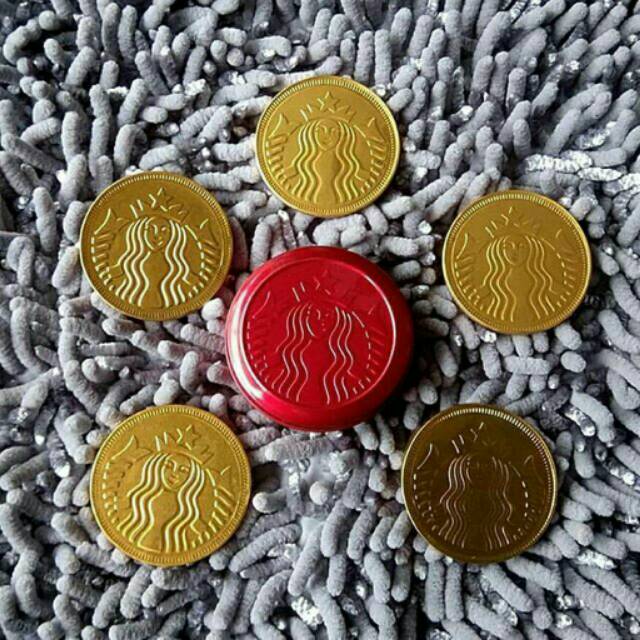 Jual Starbucks Chocolate Coin Red | Shopee Indonesia