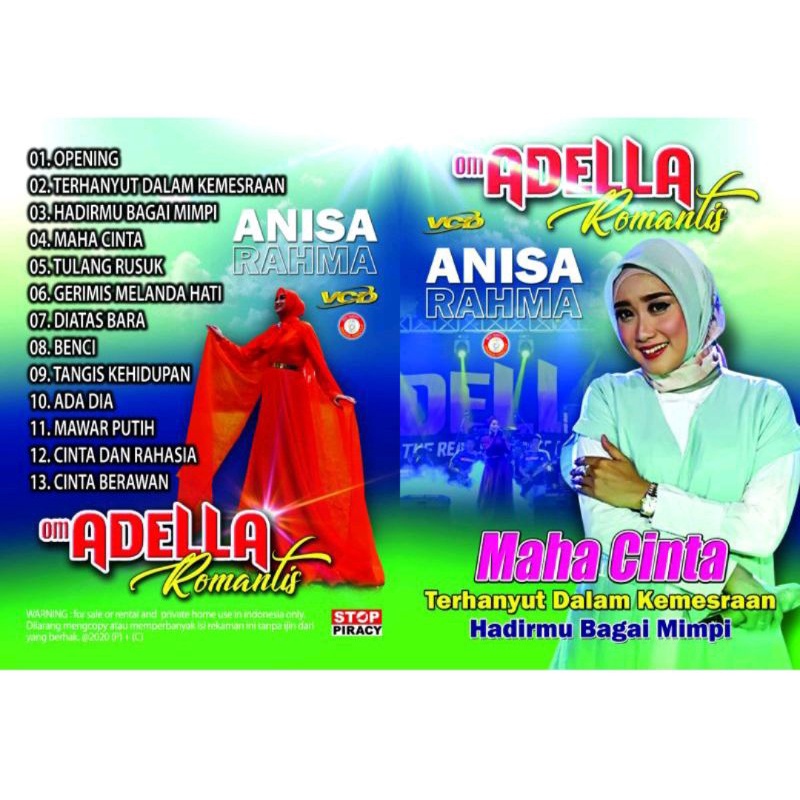 Jual KASET VCD OM ADELLA BEST ANISA RAHMAH MAHA CINTA- | Shopee Indonesia