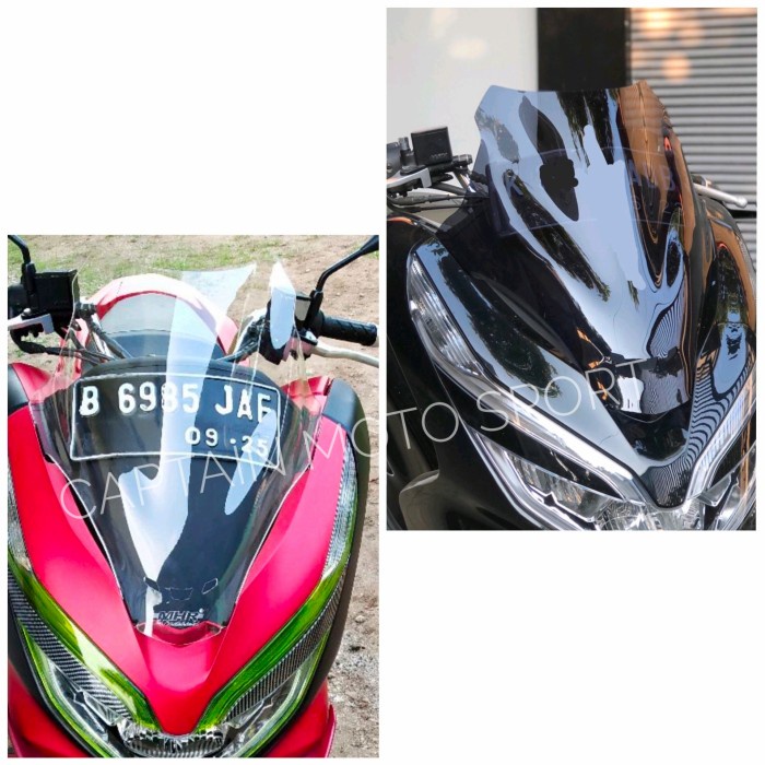 Jual WINDSHIELD MHR HONDA PCX 150 NEW LOKAL VISOR HONDA PCX NEW body ...