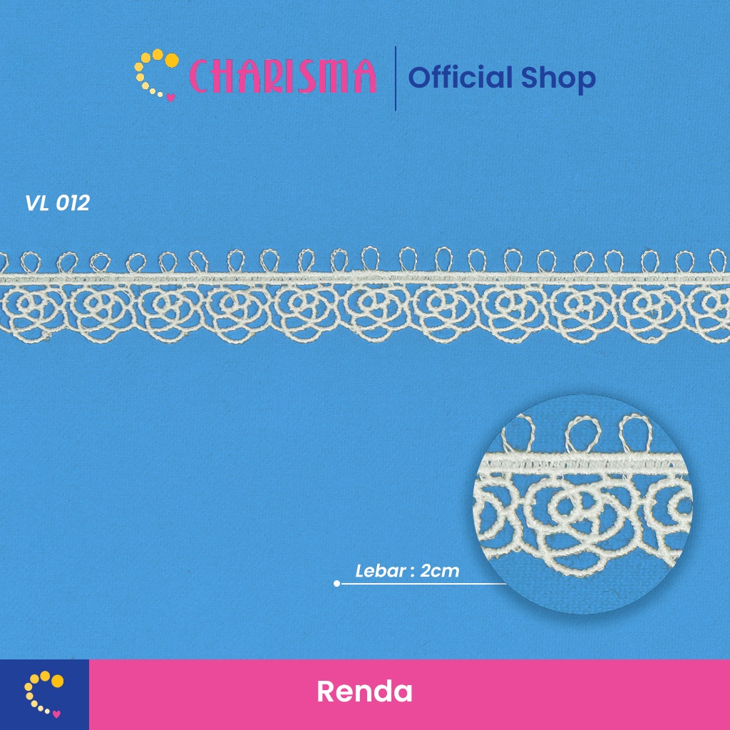 Jual Charisma Renda pinggir - Bahan renda brukat (Lace) - Victoria Lace ...