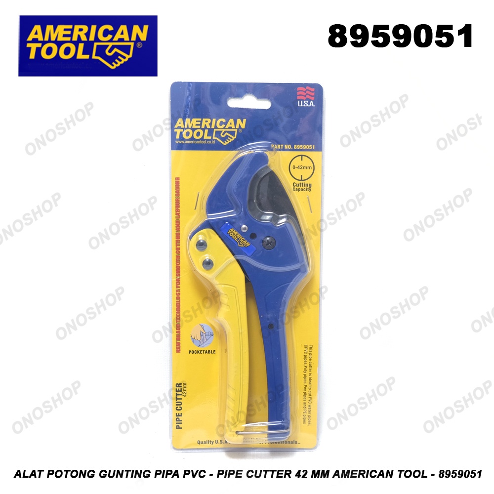 Jual Alat Potong Gunting Pipa PVC Pipe Cutter 42 mm American Tool ...