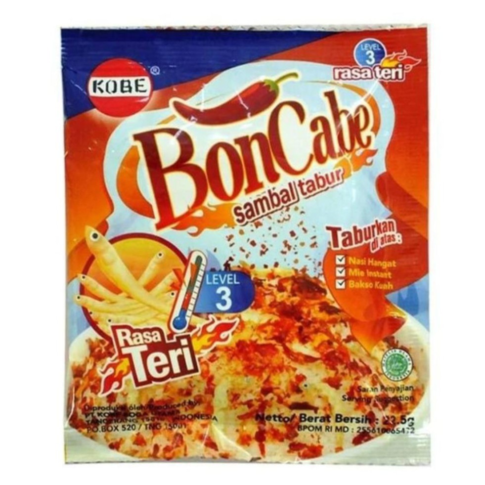 Jual Bon Cabe Rasa Teri Level 3 - Sachet 35 gr | Shopee Indonesia