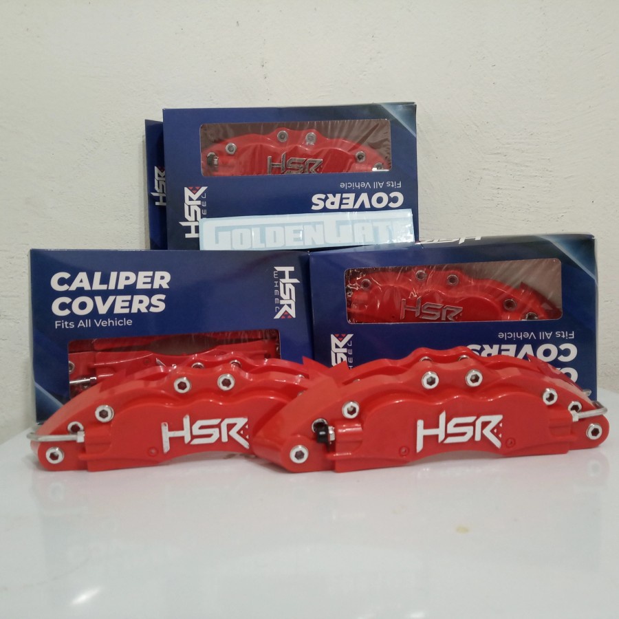 Jual Caliper HSR Wheels front / depan variasi cover plastik rem cakram ...