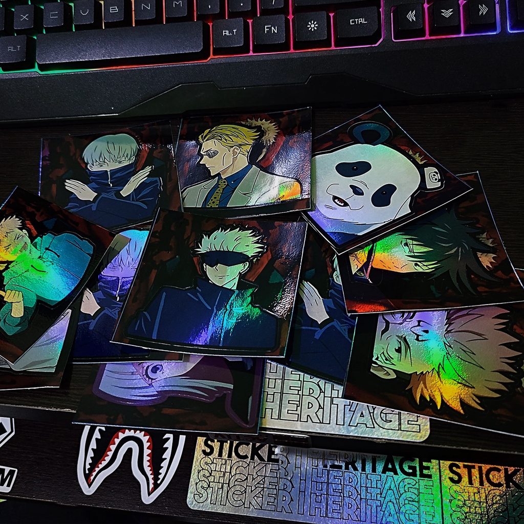 Jual STICKER STIKER HOLOGRAM ANIME -JUJUTSU KAISEN MAKI ZENIN - STIKER ...