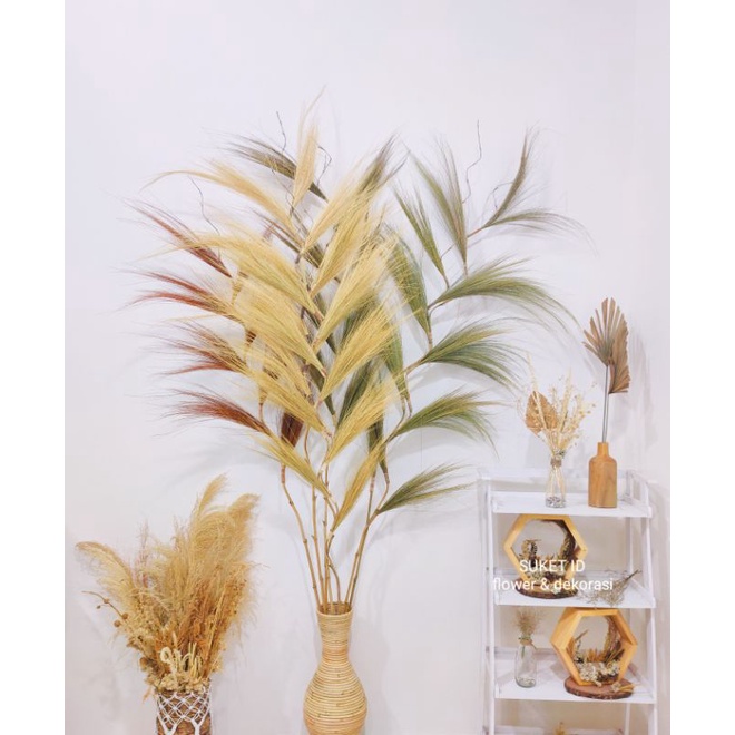Jual Pampas Rayung Stick Ulir Dekorasi Aesthetic | Shopee Indonesia