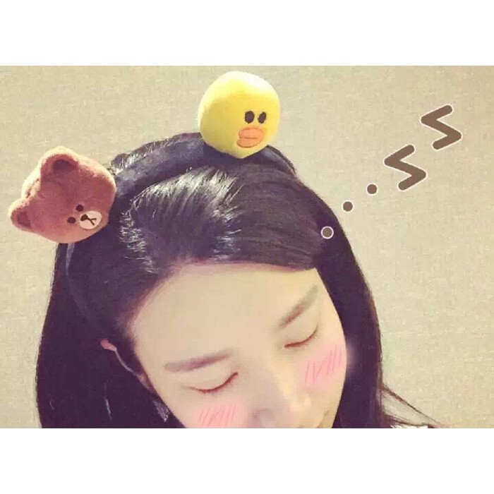 Jual bando boneka Line cony brown sally / LINE dolls headband JBA011 ...