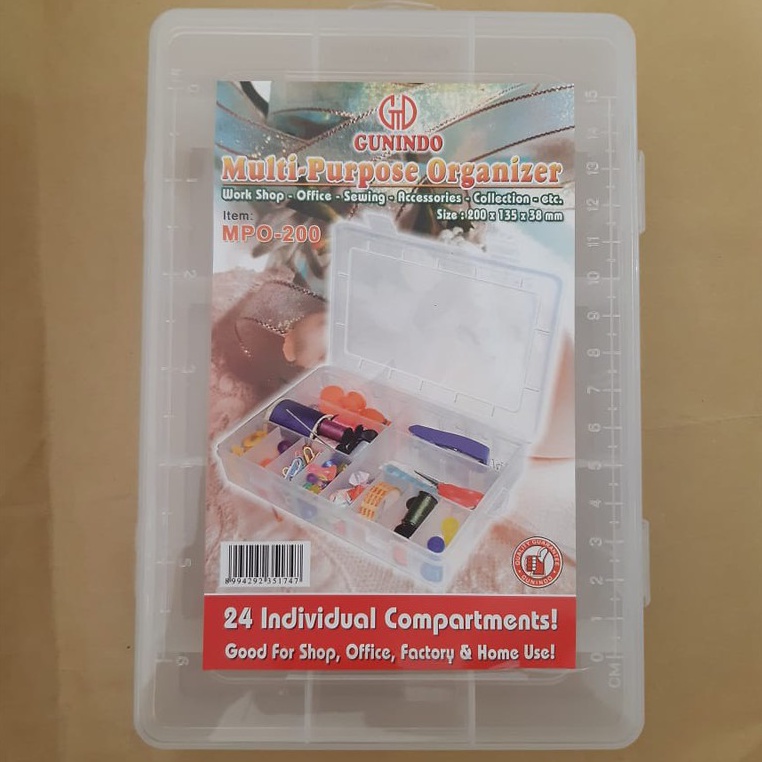 Jual Multi Purpose Organizer MPO-200 Gunindo/Box Storage/Kotak ...