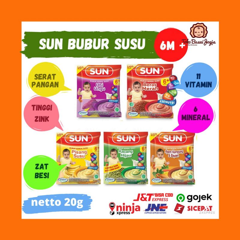 Jual sun bubur sereal sachet isi 20g | Shopee Indonesia