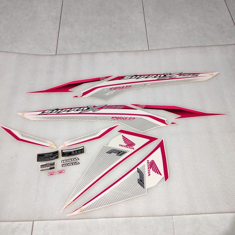 Jual stiker stripping striping decal graphic Honda Supra X 125 SupraX ...