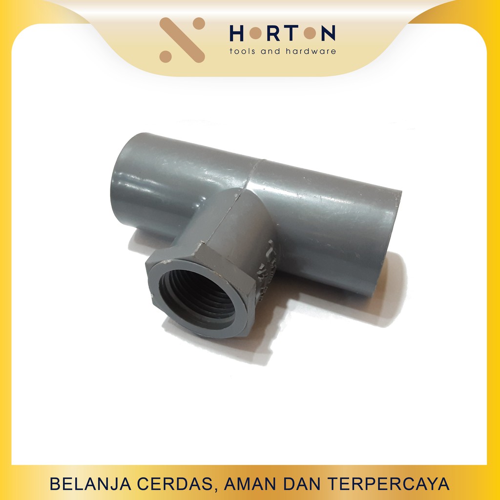 Jual Tee Drat PVC / TEE Drat Dalam / Sambungan Pipa | Shopee Indonesia