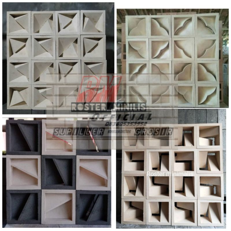 Jual roster beton minimalis/roster minimalis unik/ roster motif terbaru ...