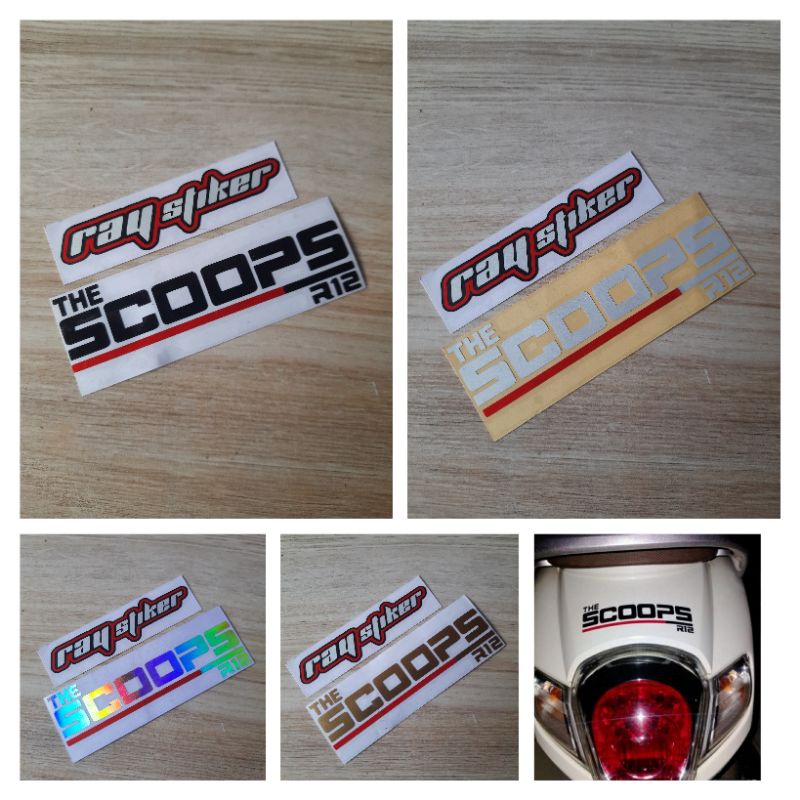 Jual STIKER CUTTING SCOOPS R12..SCOOPY | Shopee Indonesia