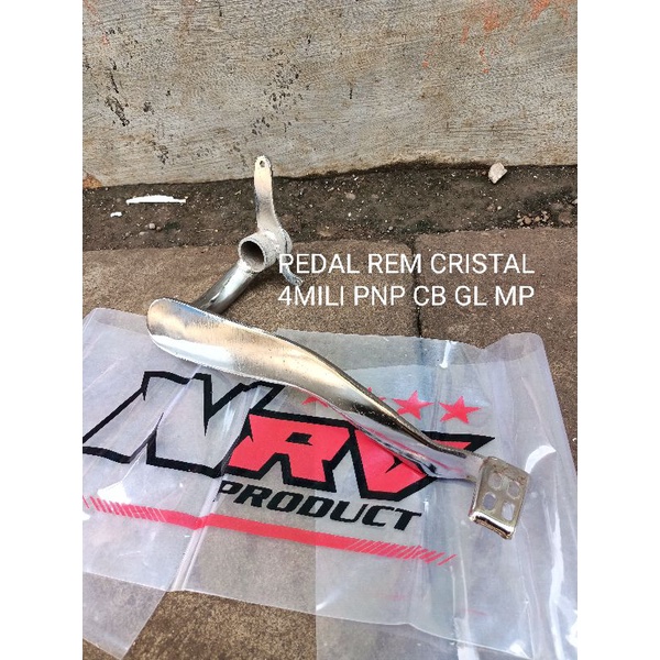 Jual Pedal Rem Kristal 4mm PEDAL REM CRISTAL 4 MILI PNP CB v | Shopee ...