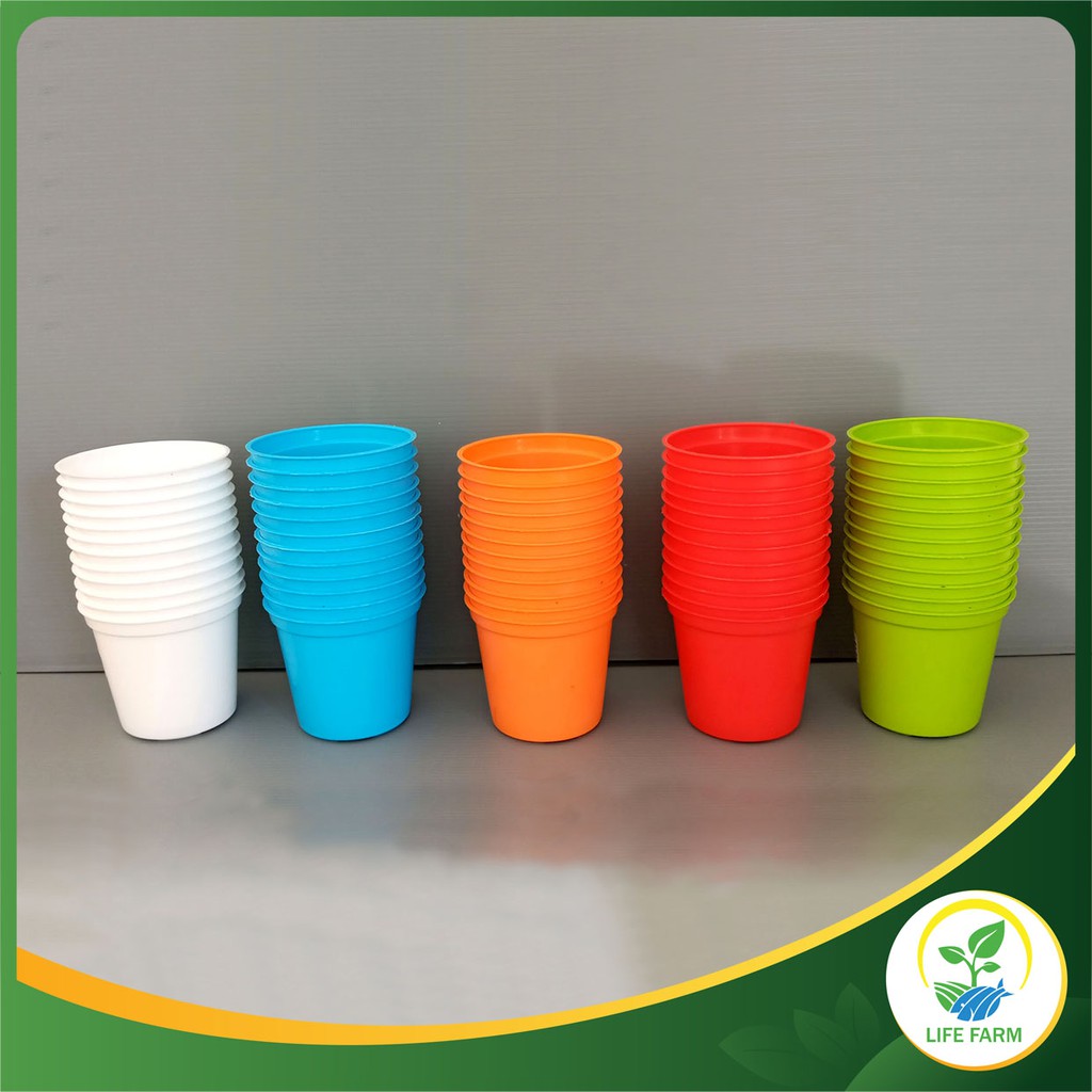 Jual Pot Bulat 8 cm pot bunga dan tanaman mini murah | Shopee Indonesia